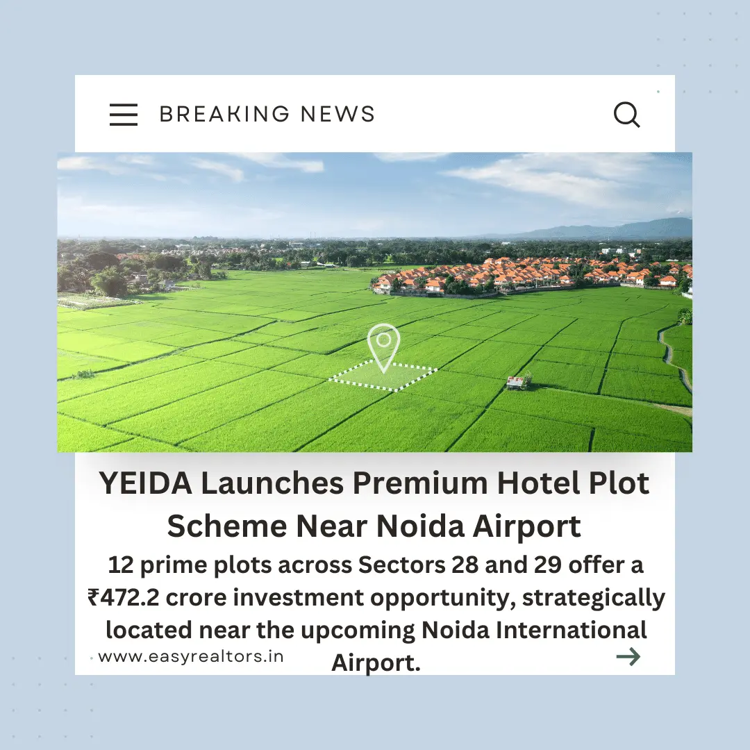 YEIDA Hotel Plot Scheme: 12 Premium Sites Near Noida Airport